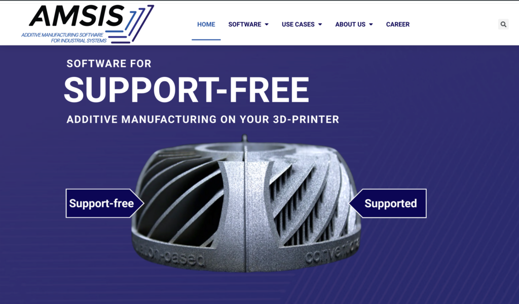 Support-Free Additive Manufacturing Software - AMSIS